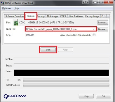 Tutorial Restore File QCN pada Device Xiaomi - Servis HP