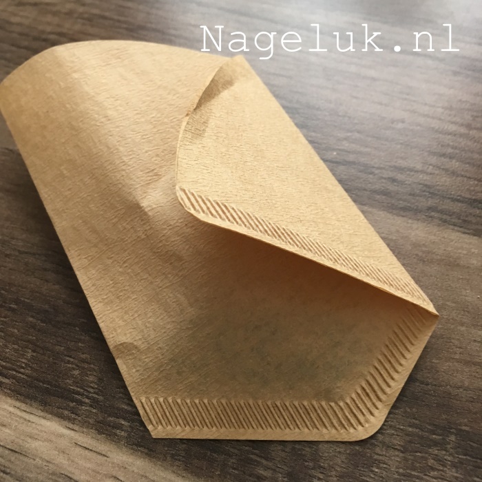 Zaadzakje van een koffiefilter