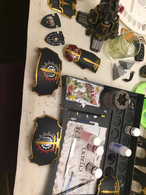 Battle Bunnies: Warlord Titan: Bone Garland - Decals and further progress