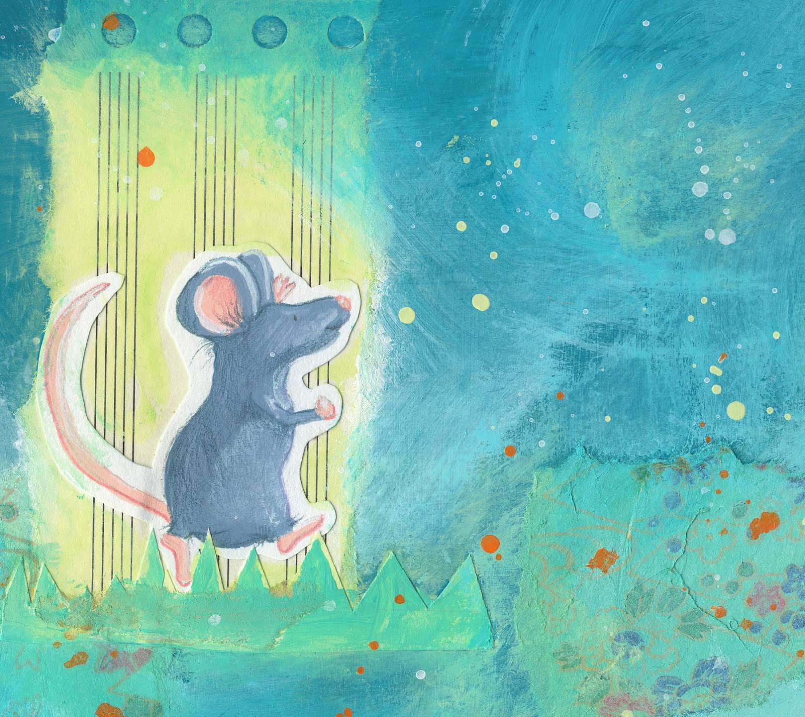 Chantal's illustration & design blog: Fierce Grey Mouse; how a picture ...