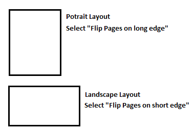 How to print duplex on Excel 2010