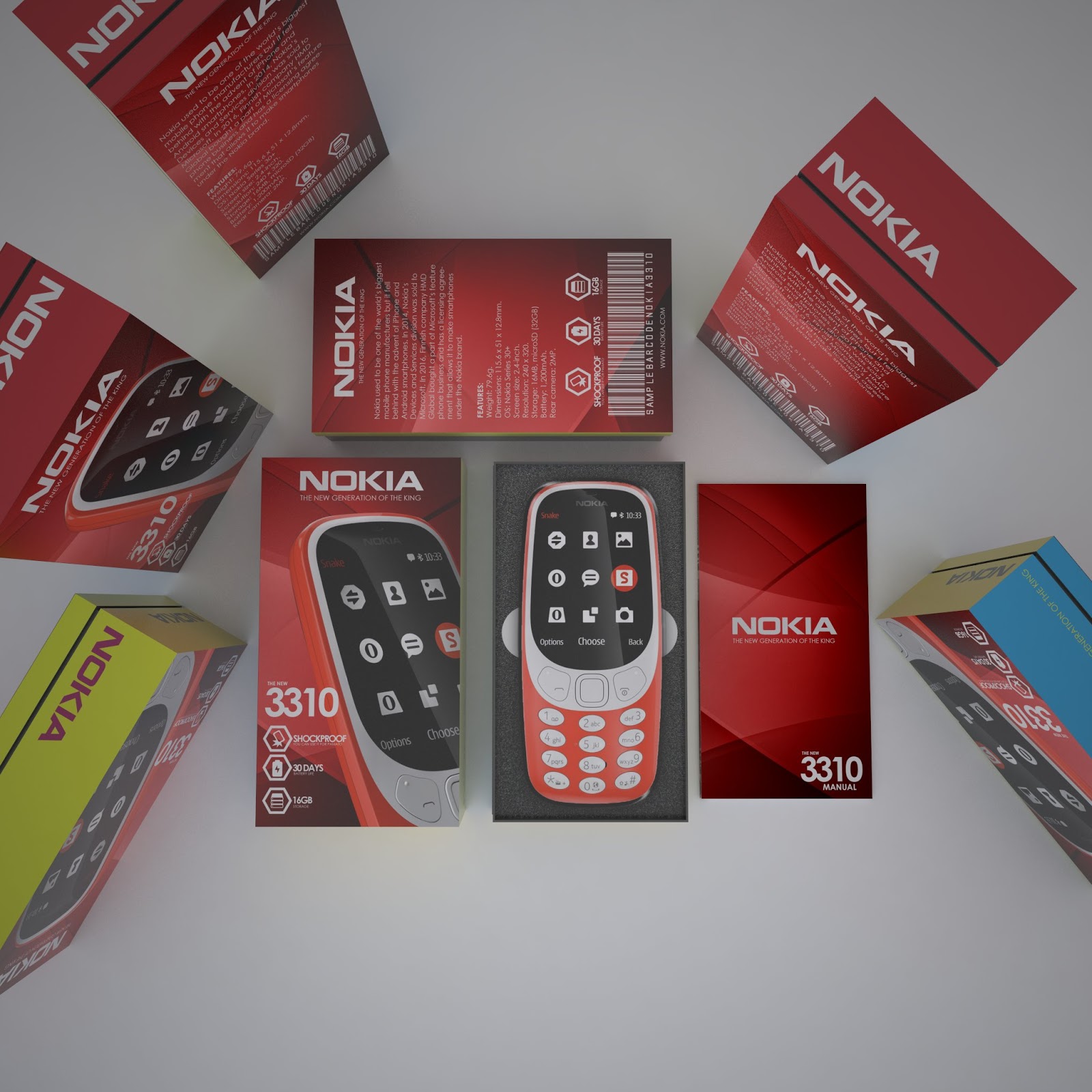 THE NEW NOKIA 3310 BOX DESIGN CONCEPT AMAZING!