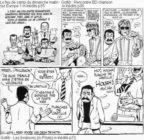 Clins d'yeux et bandessinées: Fred par Gotlib