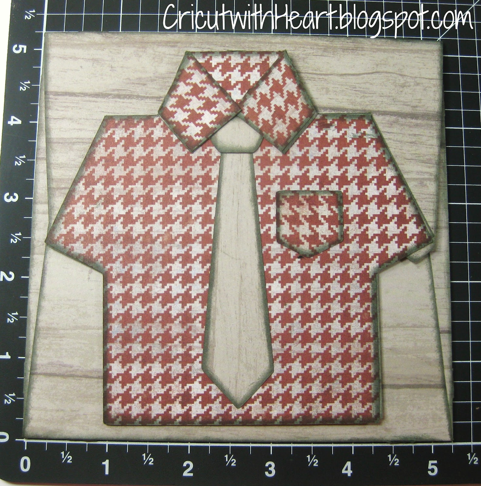 Fantabulous Cricut Challenge Blog: Thursday Tutorial - Men's Shirt Card