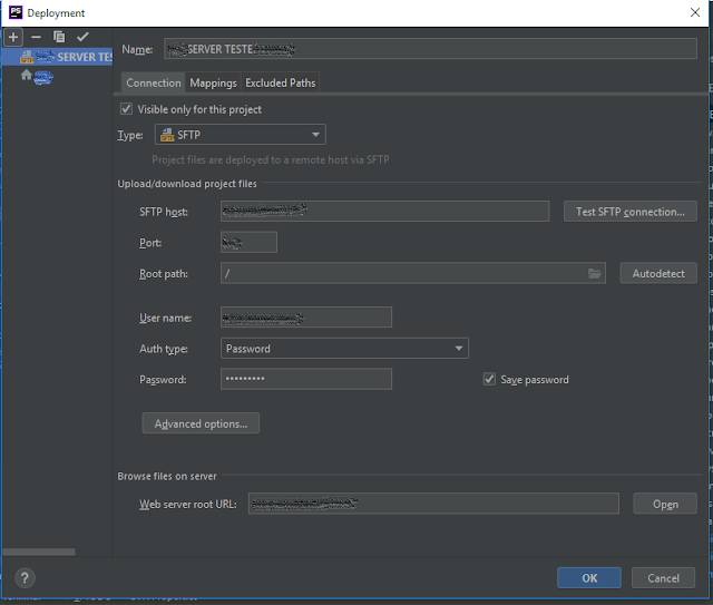 CONFIGURAR FTP OU SFTP NO PHPSTORM | Código do Dia
