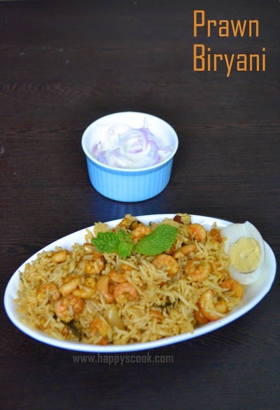 Prawn Biryani Recipe | Happy's Cook