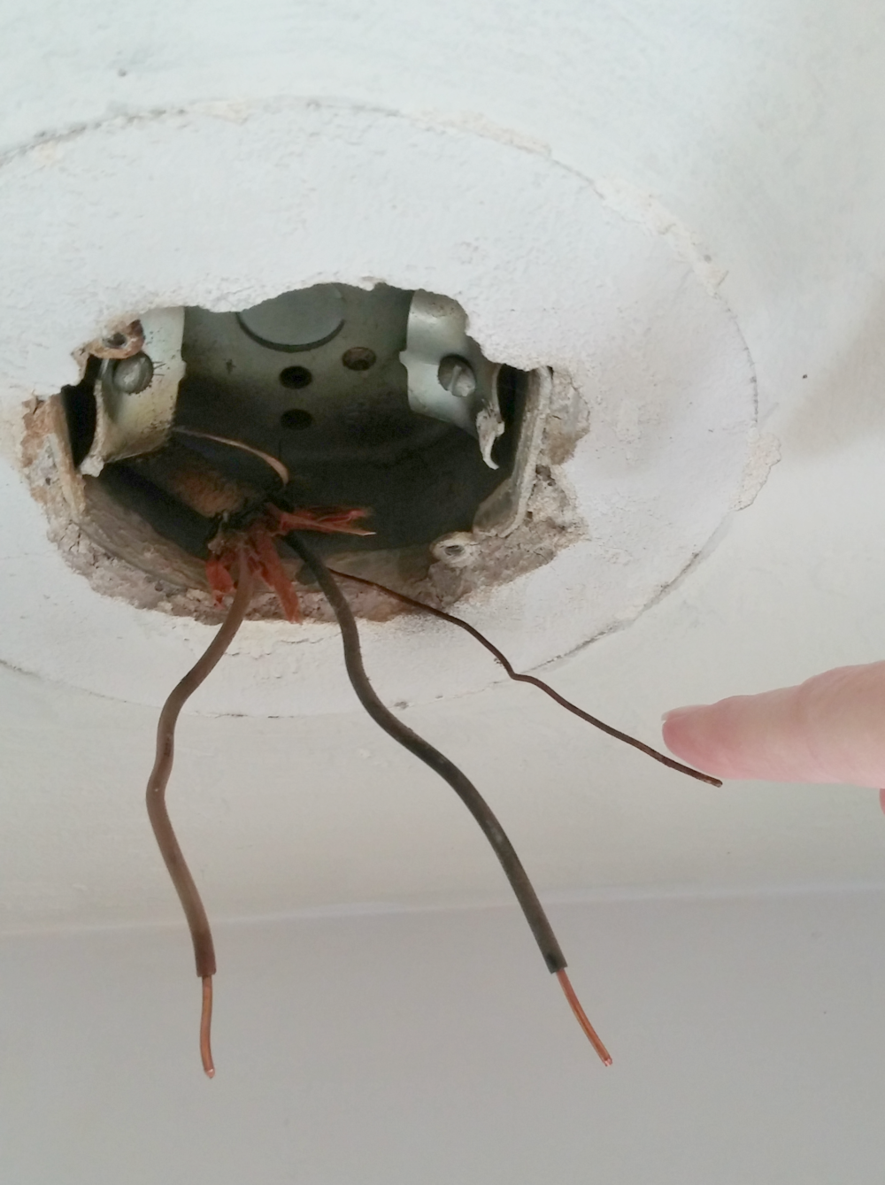 How To Replace A Light Fixture - Little Vintage Cottage