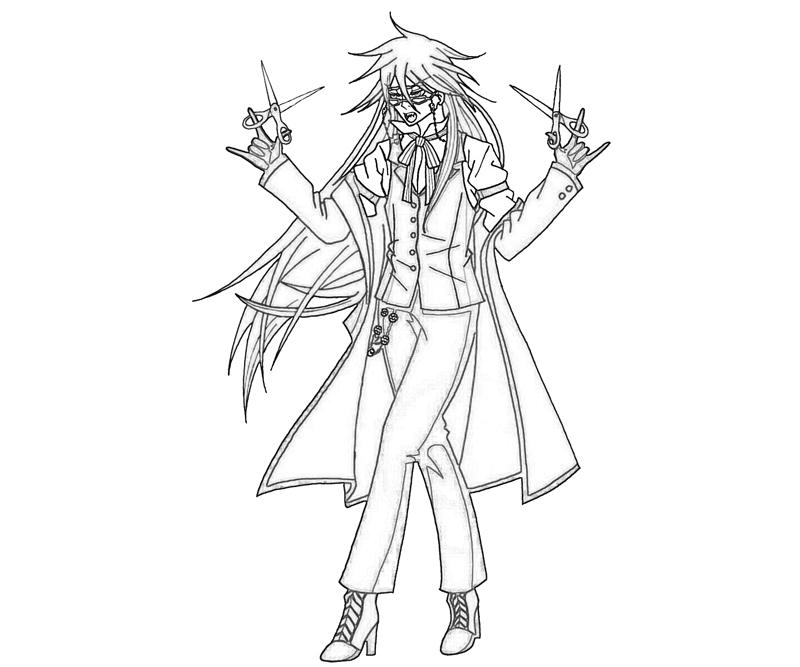 Grell Coloring Pages