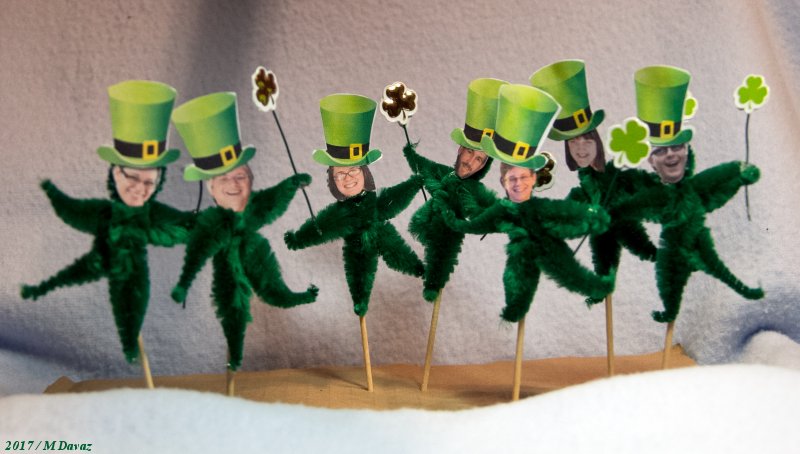 Studio Window: Leprechaun Family