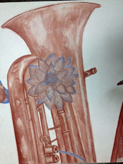 art @ the heart: Grade 12 Still Life Drawings (AVI4M)