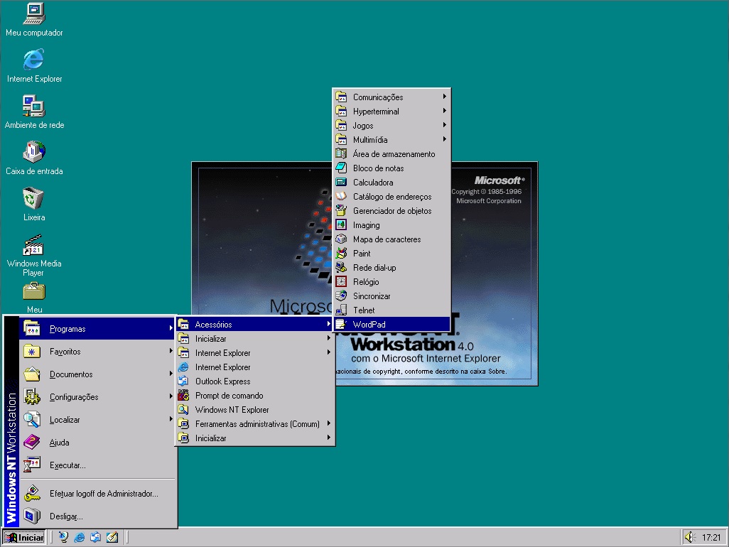 O Windows NT 4 (PT-BR) em 2015 - Bruno A. Vieira
