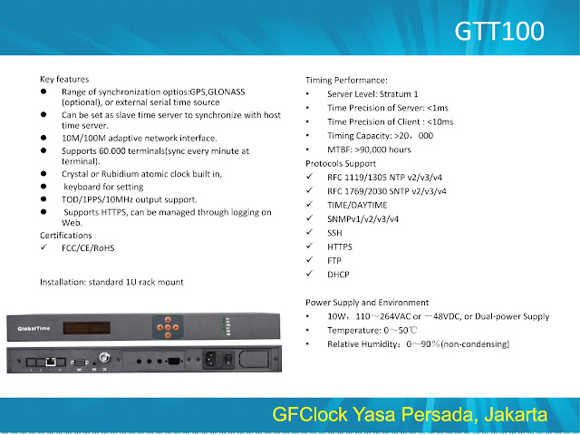 Clock Maker & Parts: Master Clock Server - GTT100