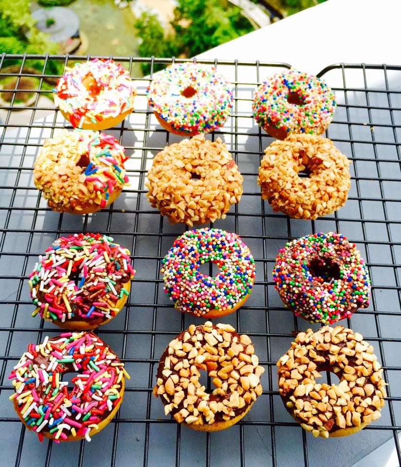 Assorted Baked Mini Donuts by Jean Ng