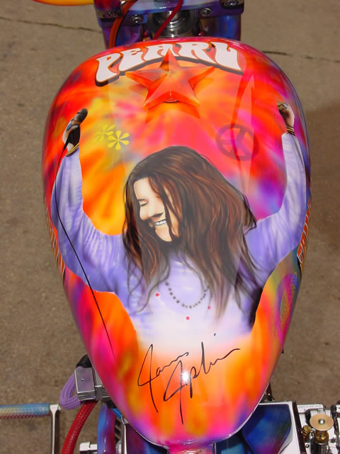 biker excalibur II: Janis Bike..La Custom homenaje a Janis Joplin