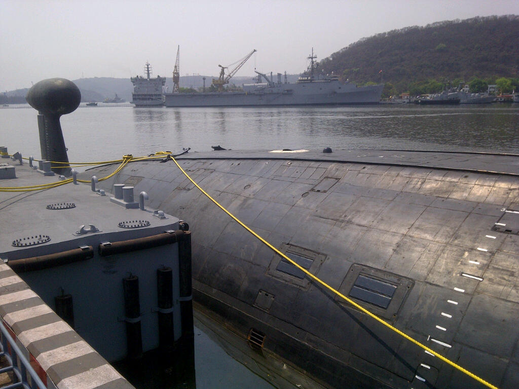 LIVEFIST: PHOTOS: INS Chakra Joins Indian Navy