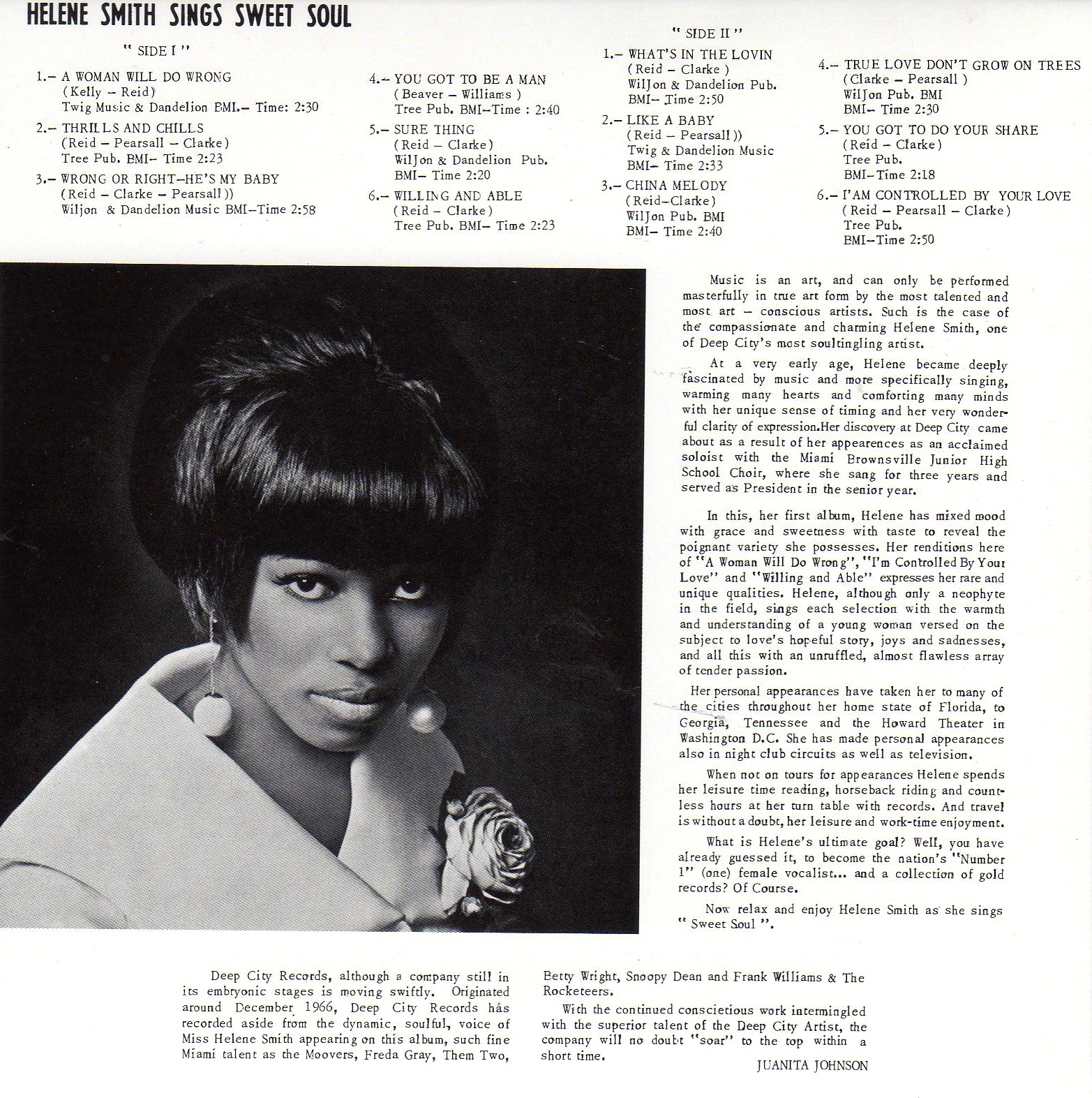 Doo Wop n Soul Oldies: Helene Smith