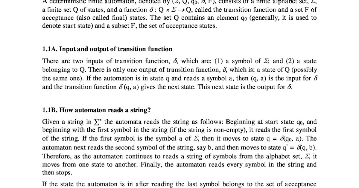 Introduction Of Alphabet String And Languages Finite Automata Dfa Transition Function