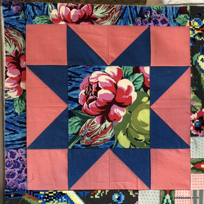 Julie Stocker Quilts at Pink Doxies: Big Hapi Quilt Top Finish