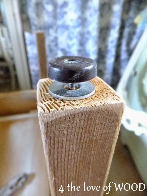 4 the love of wood: FIXING TIPSY FURNITURE - leg fix