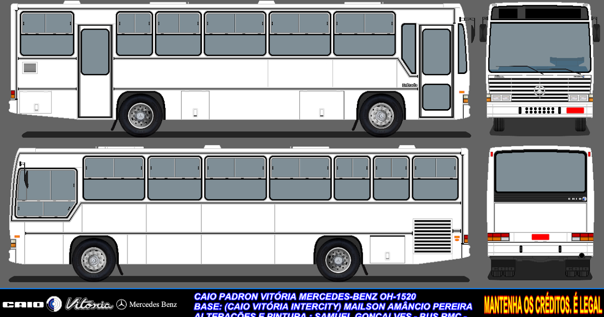 Central Bus: CAIO VITÓRIA MERCEDES-BENZ OH-1520