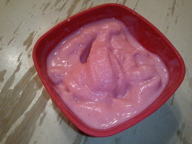 My JOURNEY to Health: Strawberry Yogurt "RICE CREAM"