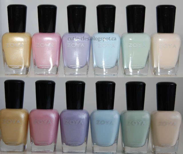 Paleberry: Zoya Lovely - Swatches & Review