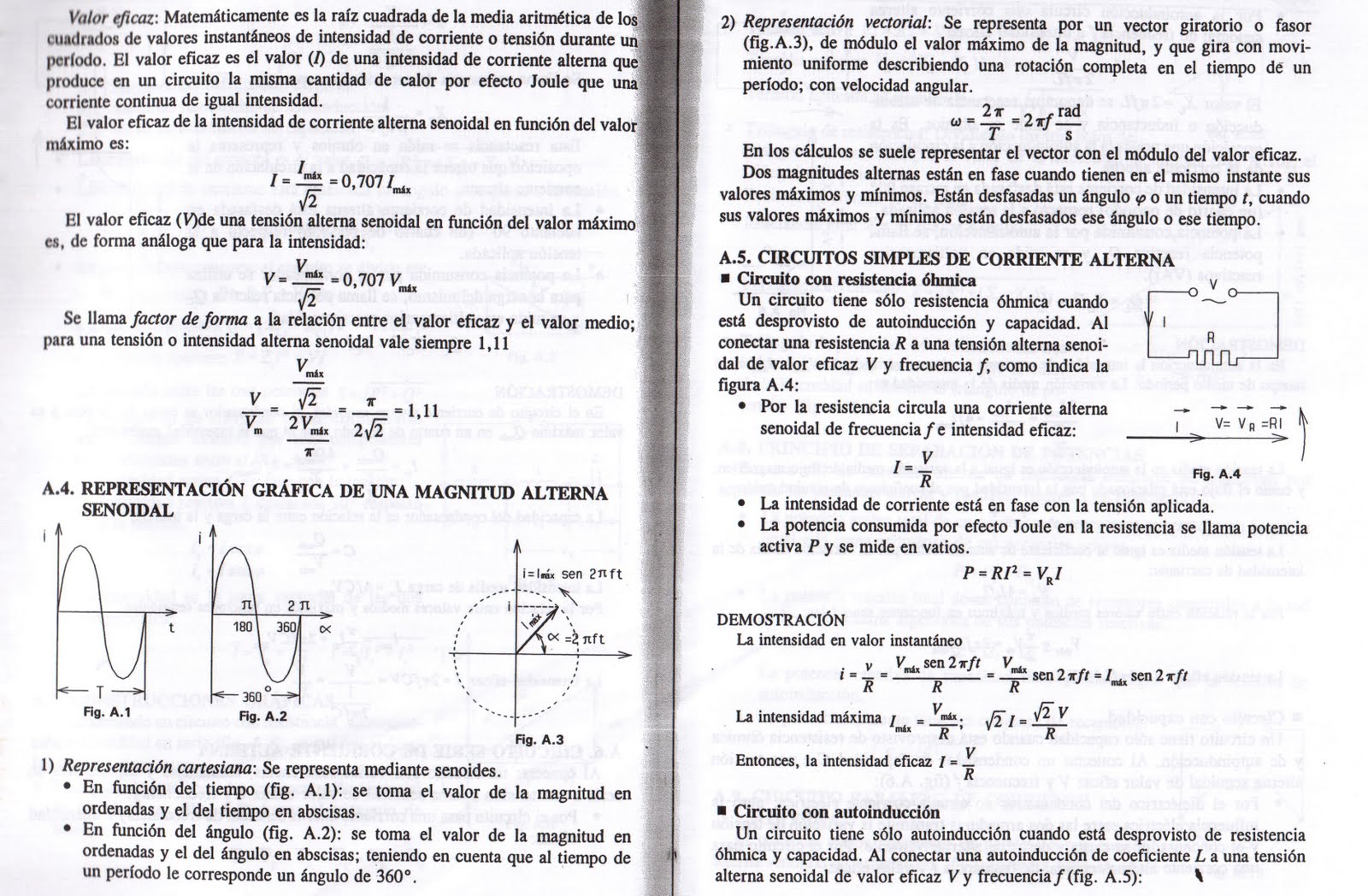 Electrotécnia: Circuitos de coriente alterna