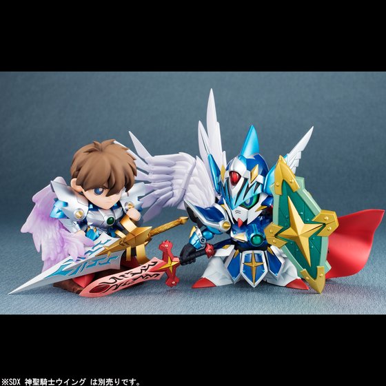 P-Bandai: SD Gundam Gaiden Armored Knight Heero Yuy and Angel Princess ...