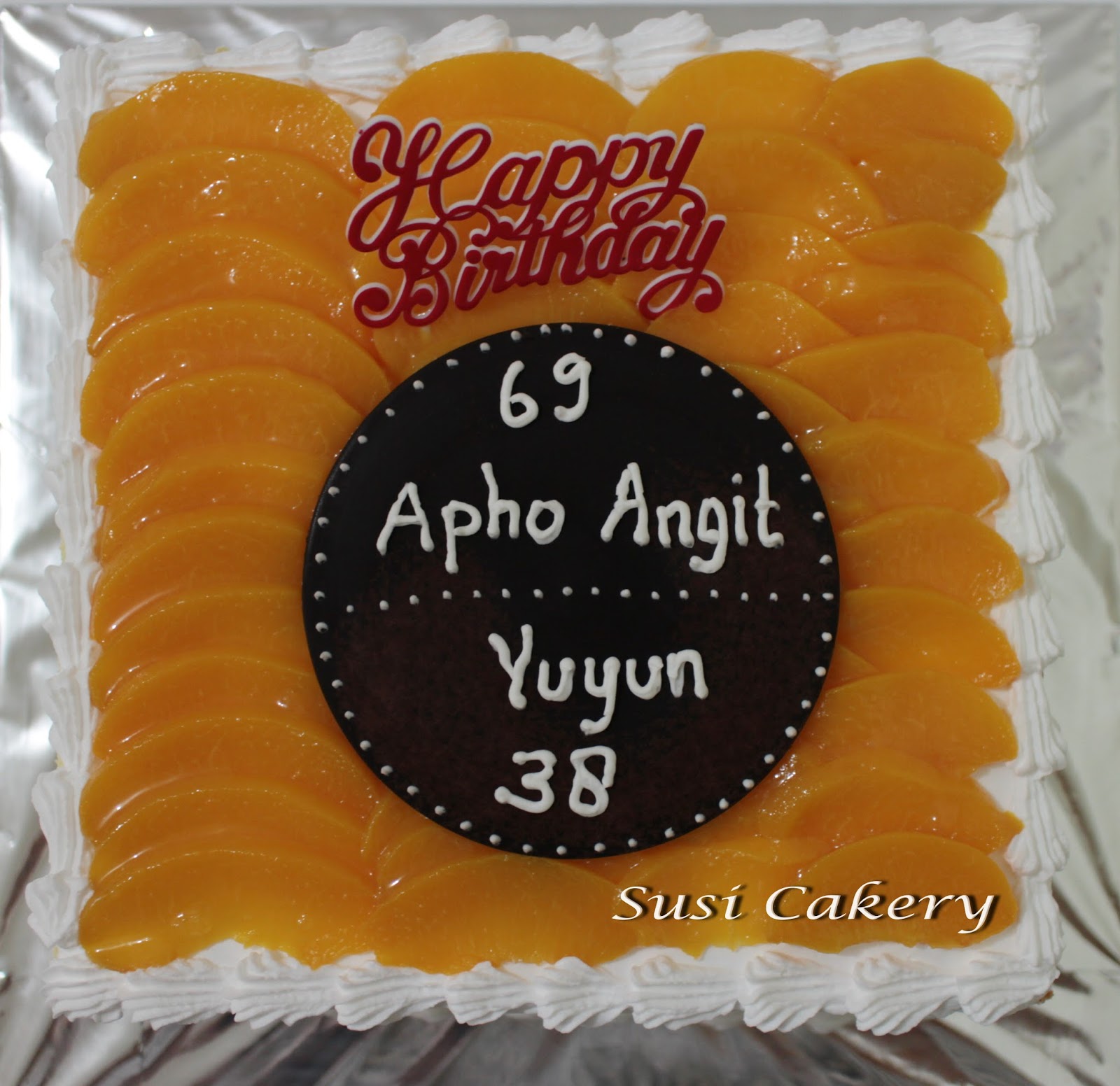 Susi Cakery: Peach Cotton Cheese Cake