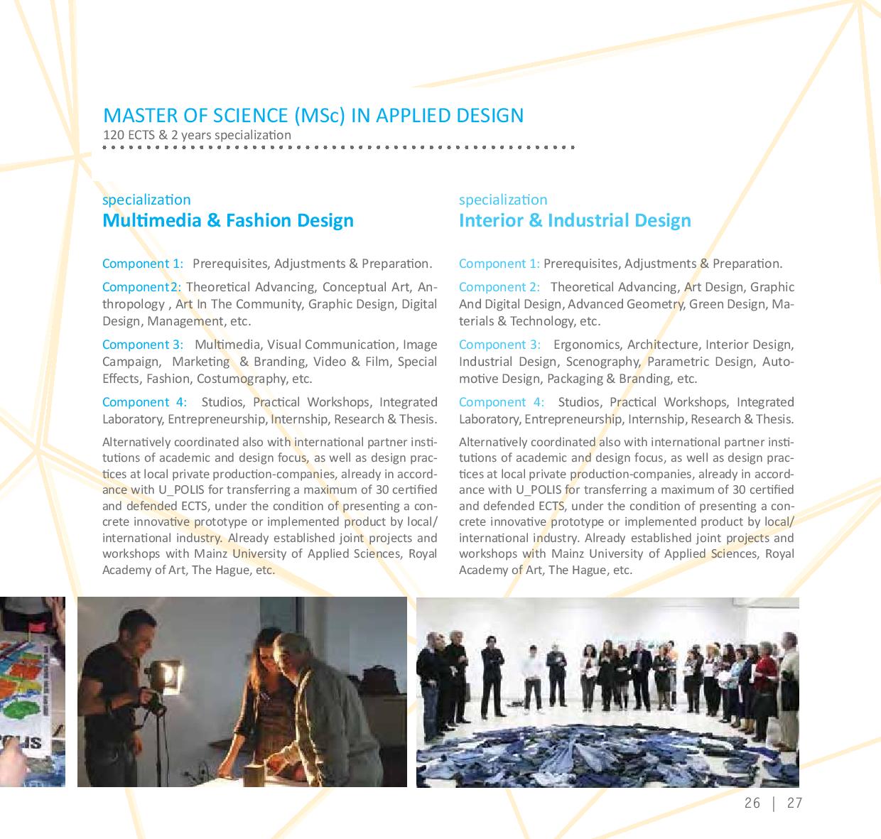 MASTER U_POLIS & IHS / U_ERASMUS: Master Course Brochure