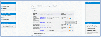 EMD Payment for Works Tenders on IREPS website - eTenders Info