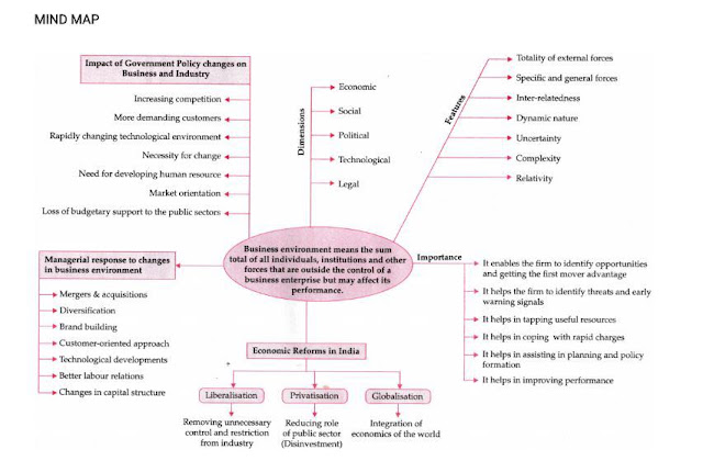 Business Studies Class 12: Mind maps for Business Studies