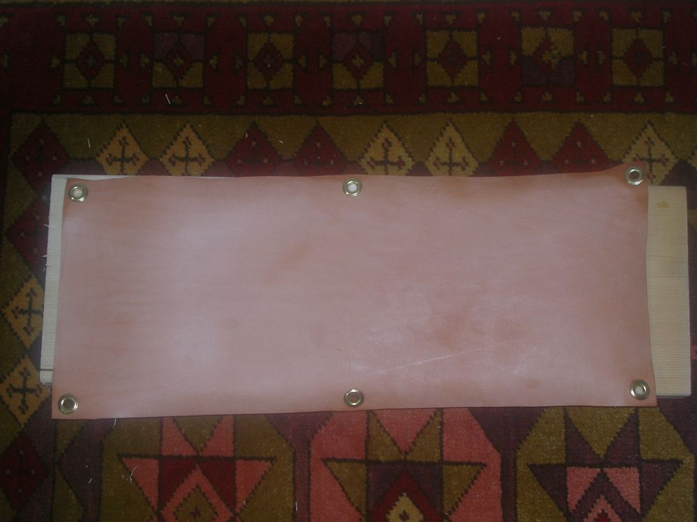 Paddle Making (and other canoe stuff): Leather Solo Seat