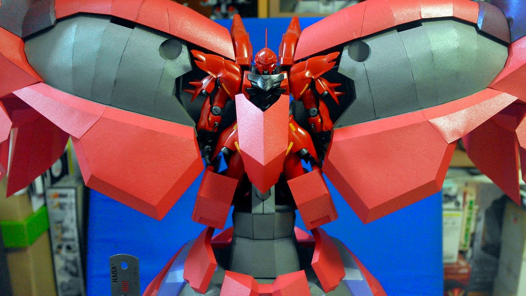GUNDAM GUY: Gundam Papercraft: 1/100 Scale Neo Zeong