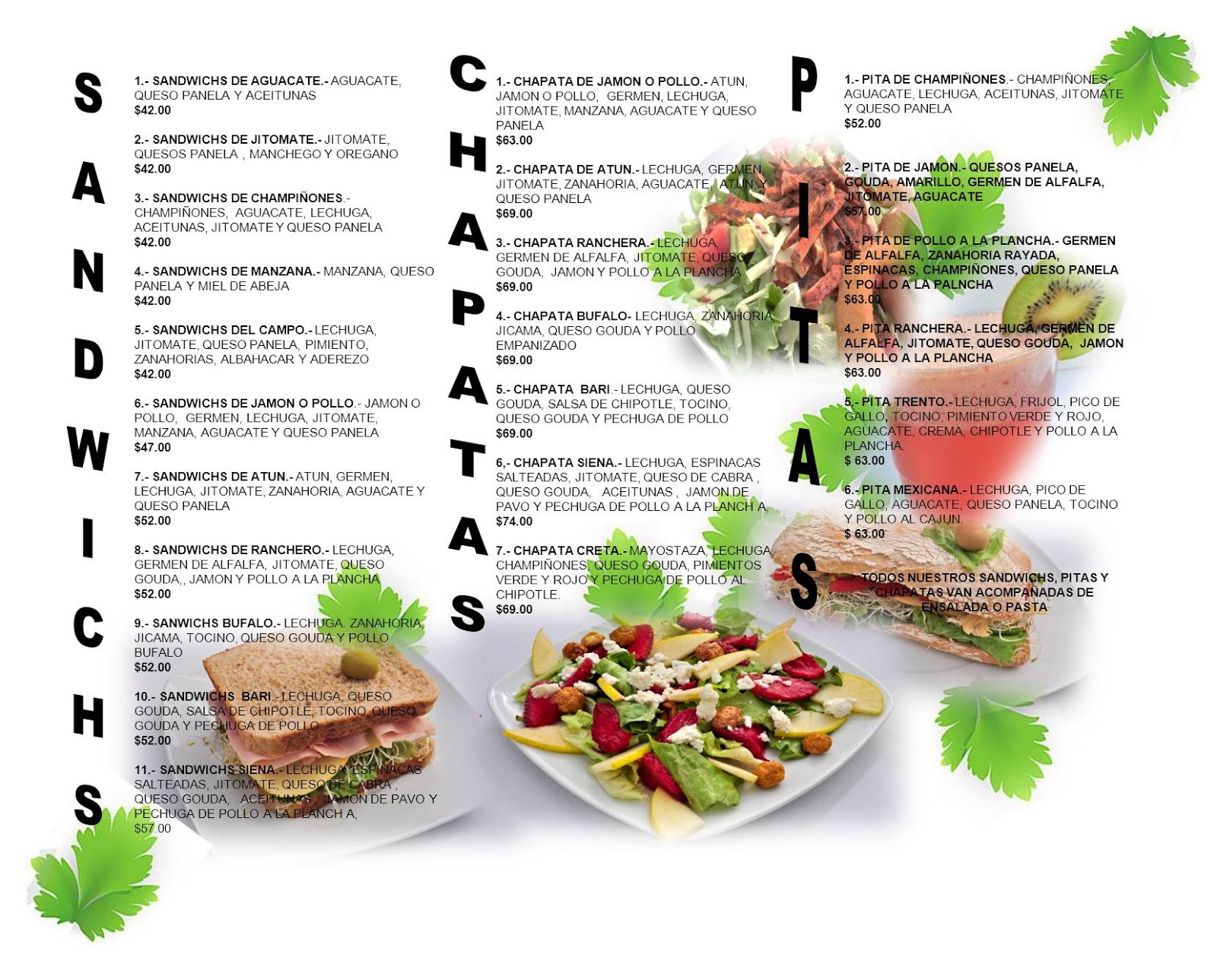 "LA CASA DE LAS ENSALADAS"