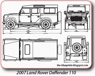 Vector Blueprints - Cars, Trucks, Busses and others: Land Rover ...