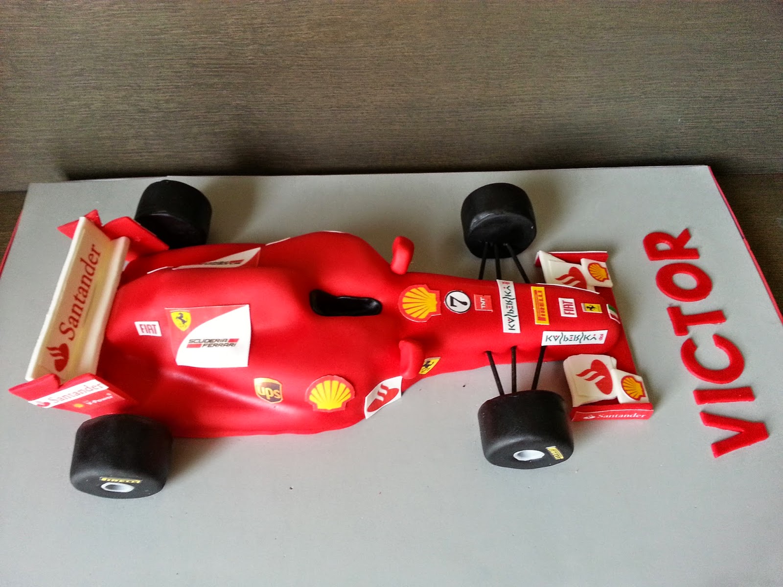 CHIQUI CAKES: Pastel Ferrari, Fórmula 1