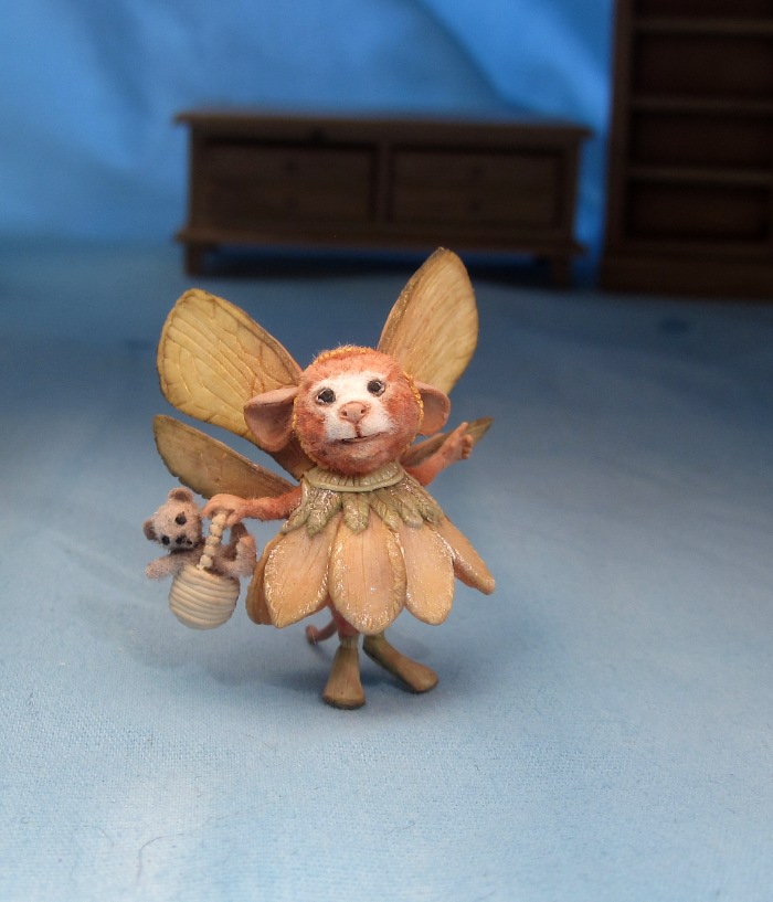 Aleah Klay Studio: Miniature mouse fairy character art doll sculpture ...