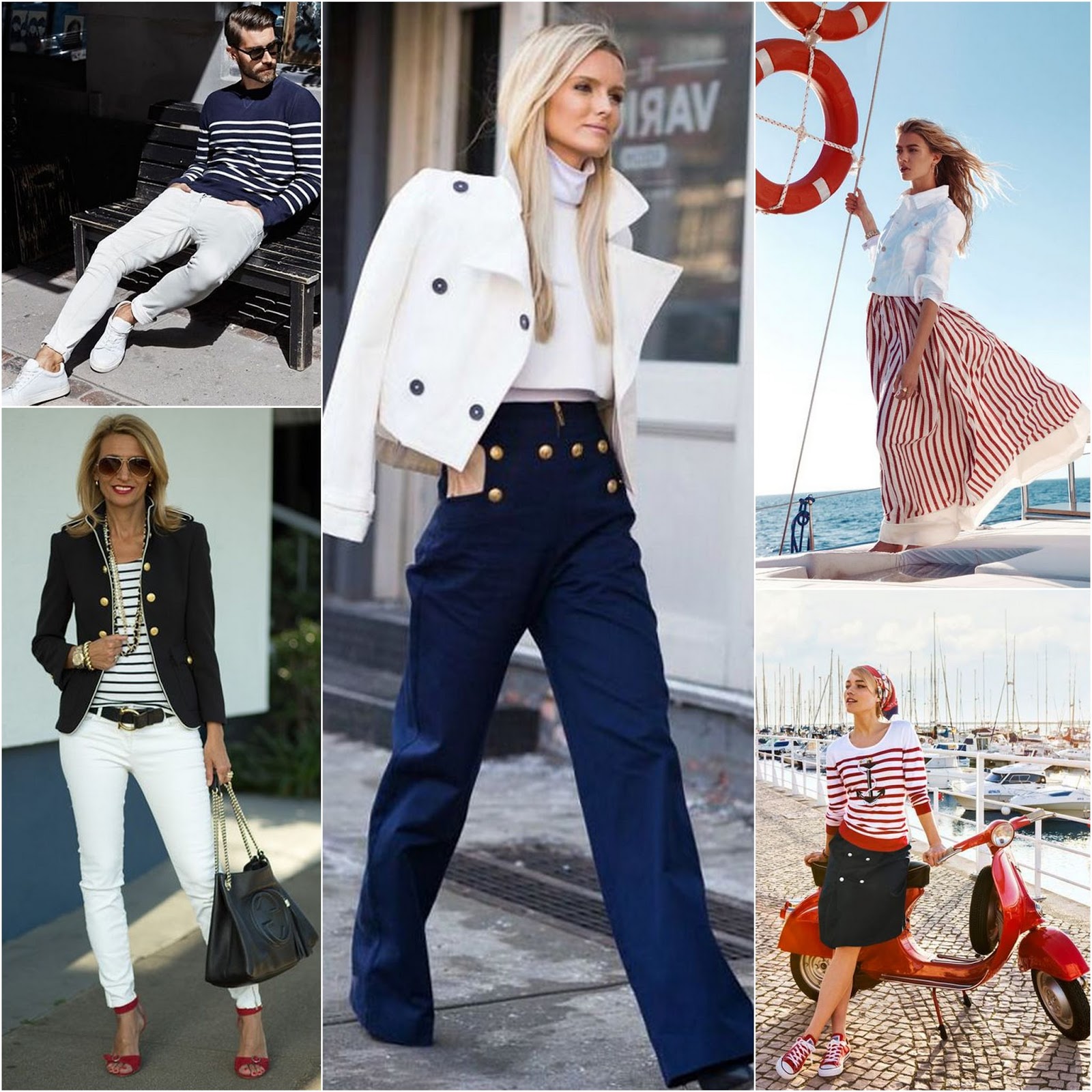 .: Морской стиль в одежде: составляем комплекты/ Marine style of dress ...