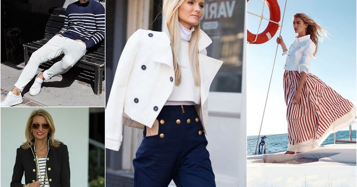 .: Морской стиль в одежде: составляем комплекты/ Marine style of dress ...