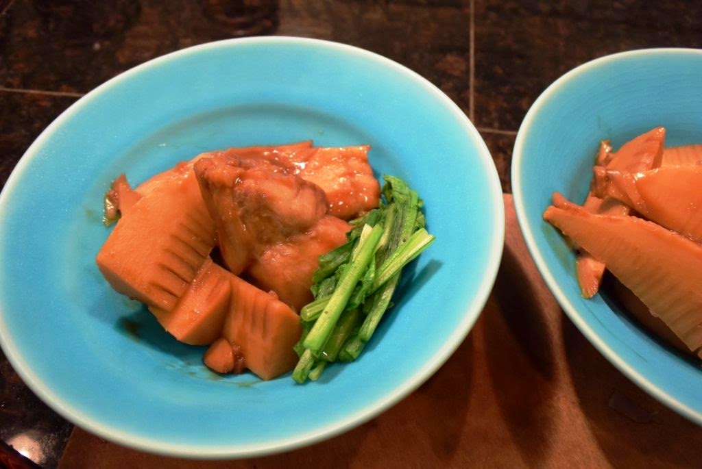 Recipes for Tom: Menuke to takenoko no nitsuke / rock cod and bamboo ...