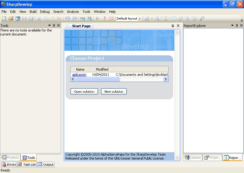 infotutoriales: Sharpdevelop