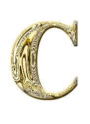 Alfabeto con letras doradas. - Oh my Alfabetos!