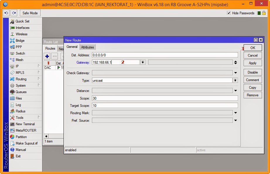 Setting Mikrotik Groove AP BRIDGE