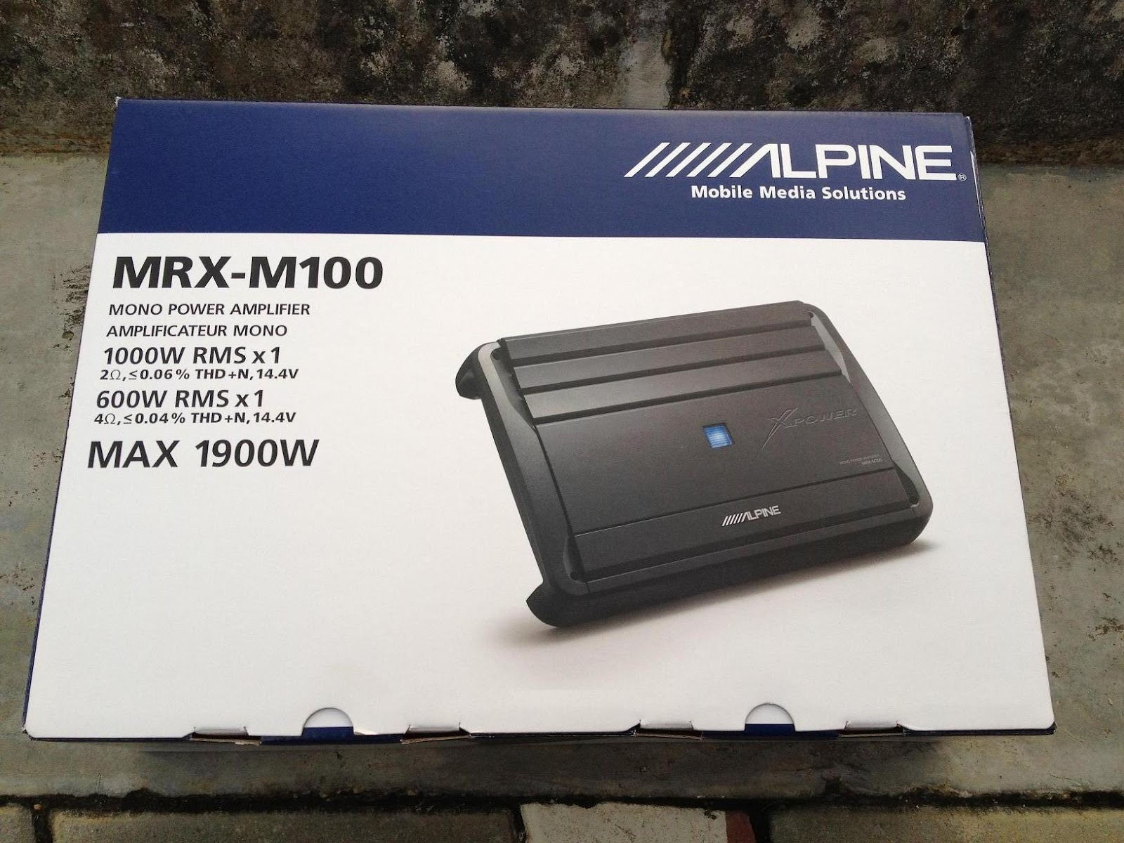 Demac Audio House: ALPINE MRX M100 1000W RMS MONOBLOCK CLASS D ...