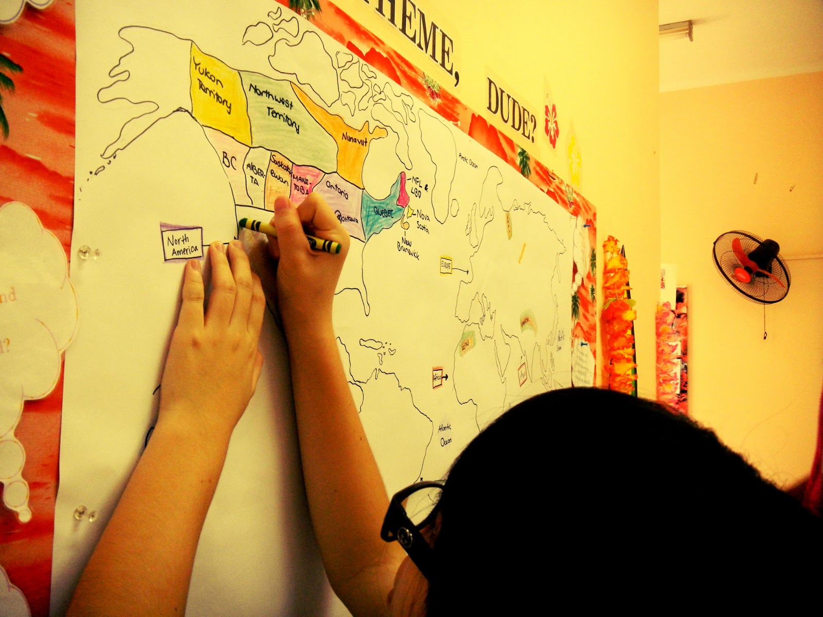 The Cultural Classroom: Interactive World Map