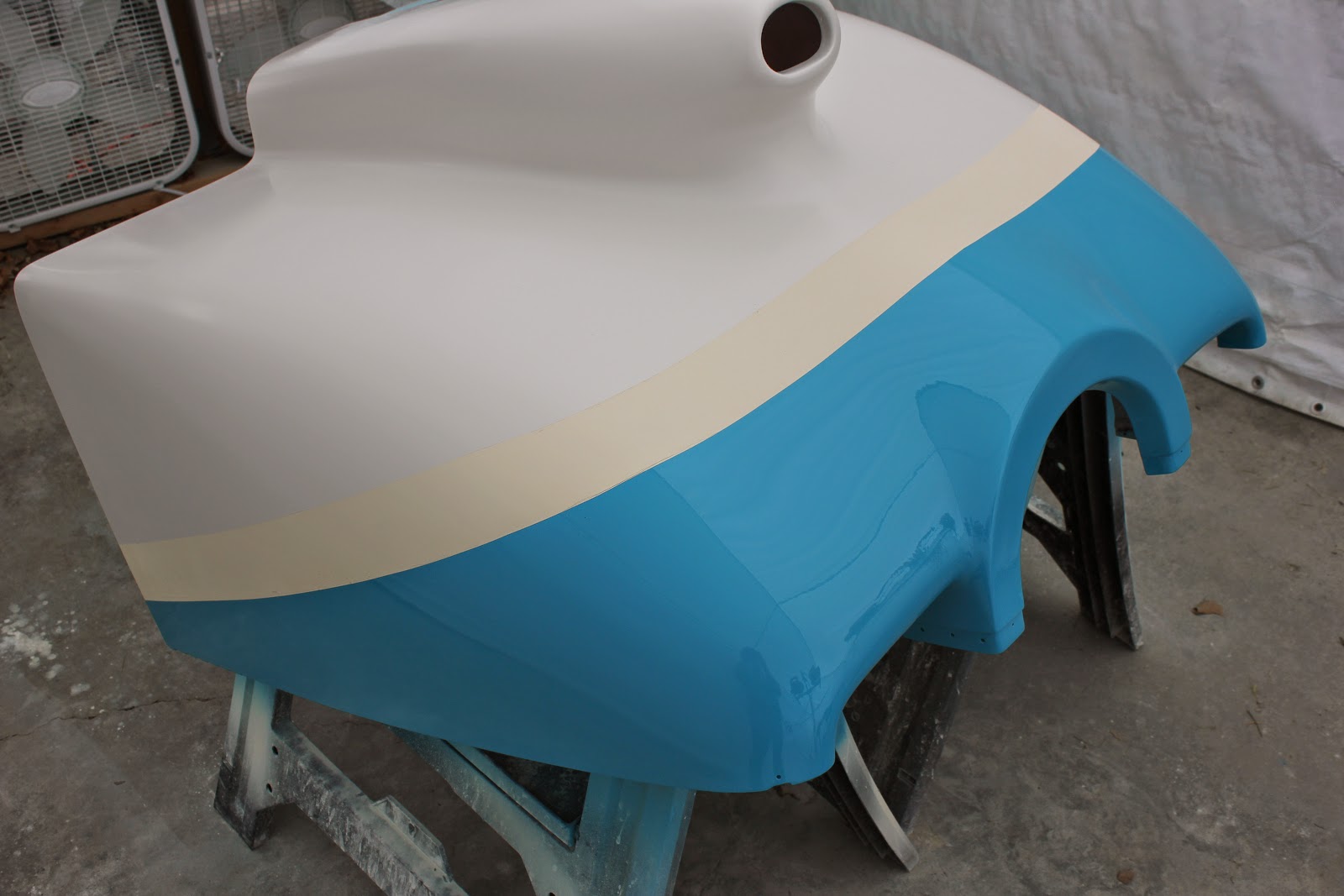 Larry's Airplane: Cowl Paint