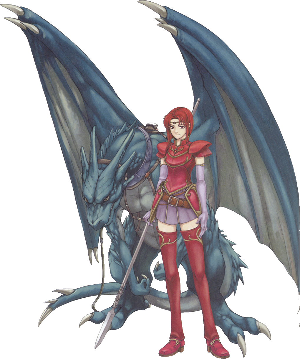 My Fire Emblem Blog: Best Wyvern Riders List # 3 - Miledy (Binding Blade)