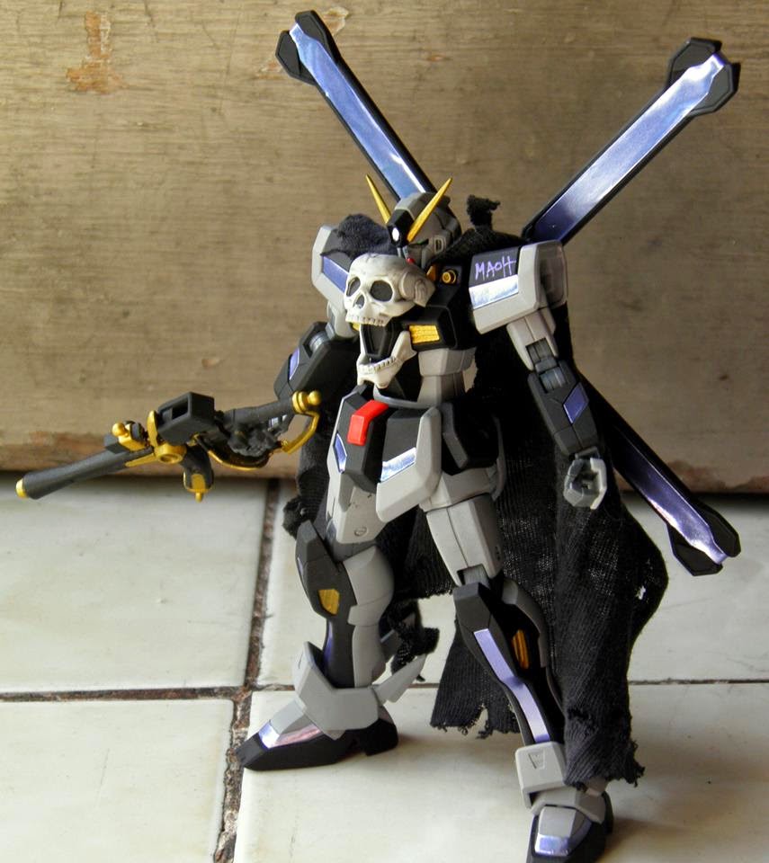 GUNDAM GUY: HGBF 1/144 Gundam Crossbone Maoh "X- Kid" - Painted Build