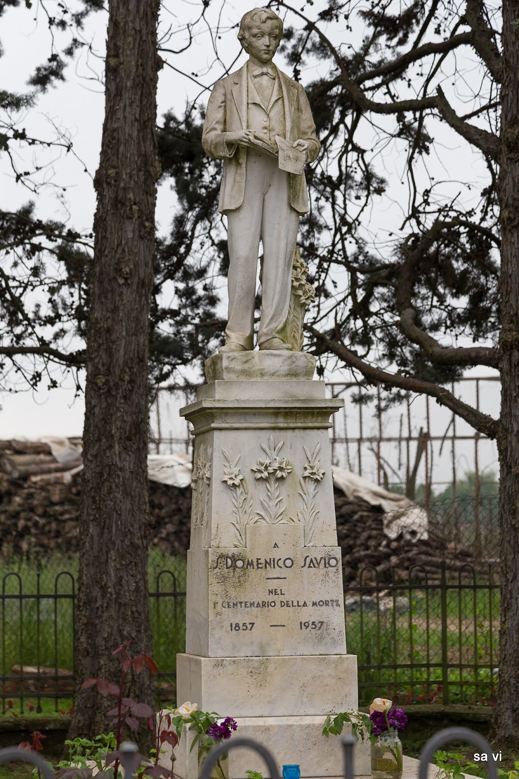 sacerdos viennensis: Am Geburtsort des hl. Dominikus Savio